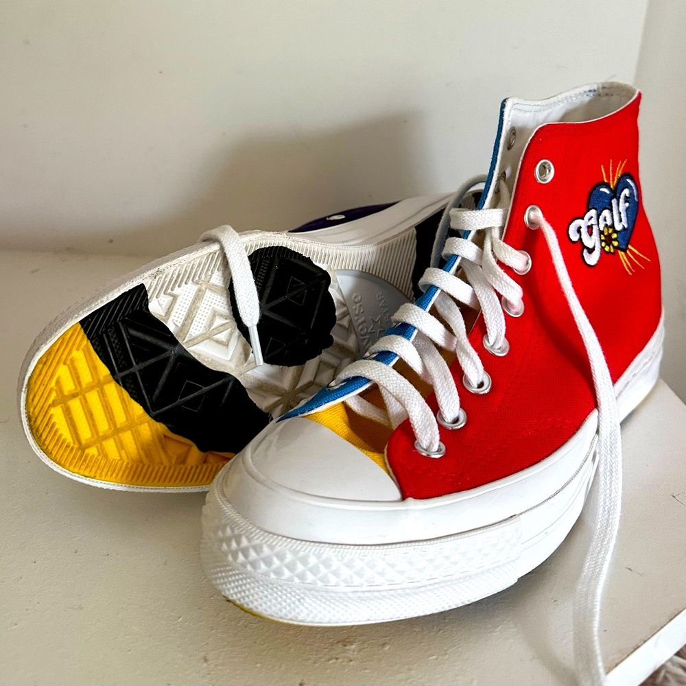 Tyler, The Creator Converse Chuck 70 High X Golf Wang… - Gem